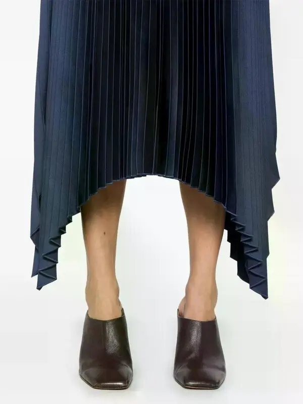 JOSEPH Ade Plissé Skirt - Blue