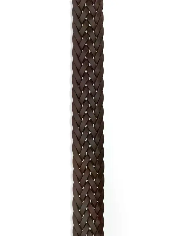 J & M DAVIDSON Braided Belt - Brown