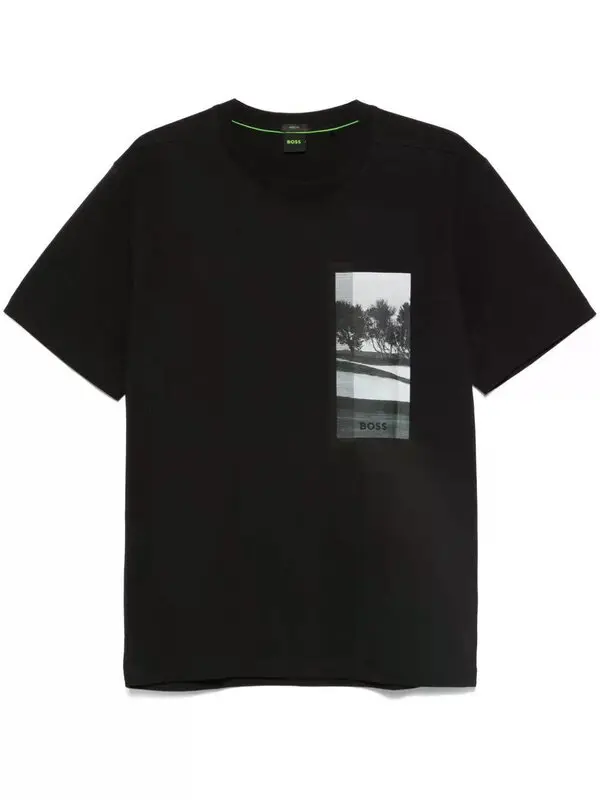 BOSS Graphic-print T-shirt - Black