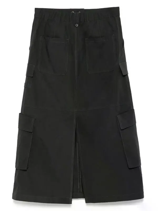 TOUT A COUP Cargo-pocket Skirt - Grey