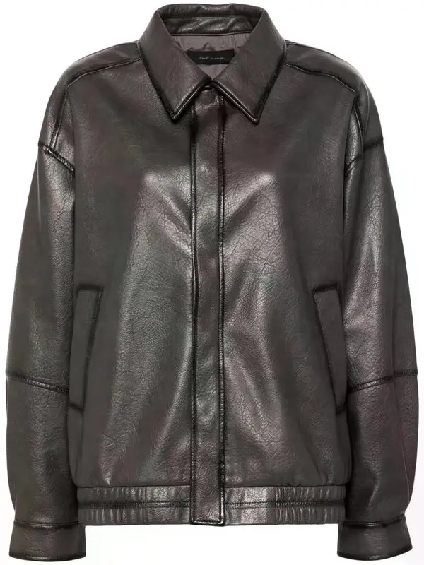 TOUT A COUP Faux-leather Jacket