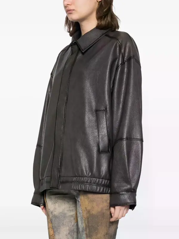 TOUT A COUP Faux-leather Jacket