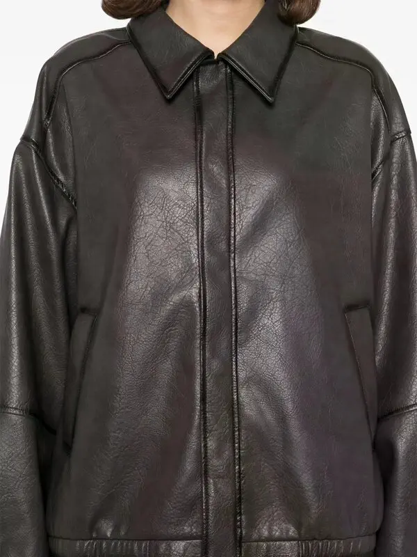 TOUT A COUP Faux-leather Jacket