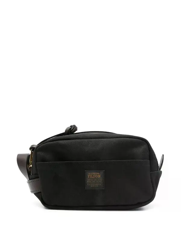 Filson Logo-patch Wash Bag - Black