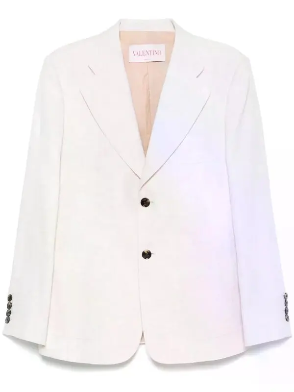 Valentino Garavani Linen Blazer - Neutrals