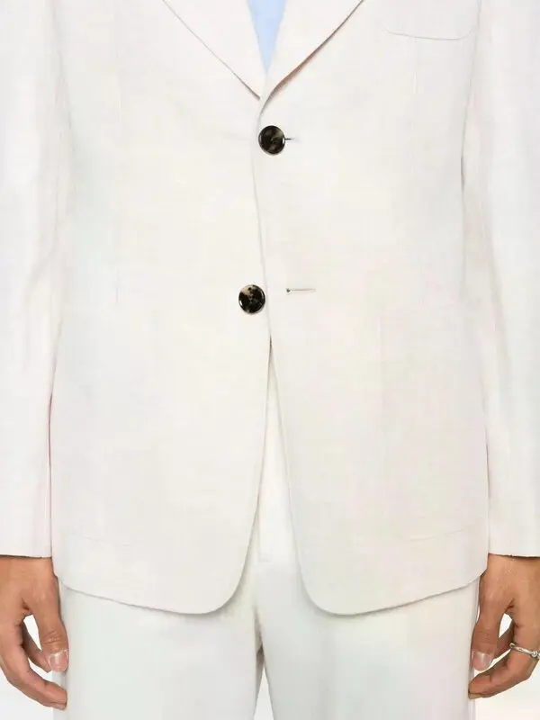 Valentino Garavani Linen Blazer - Neutrals
