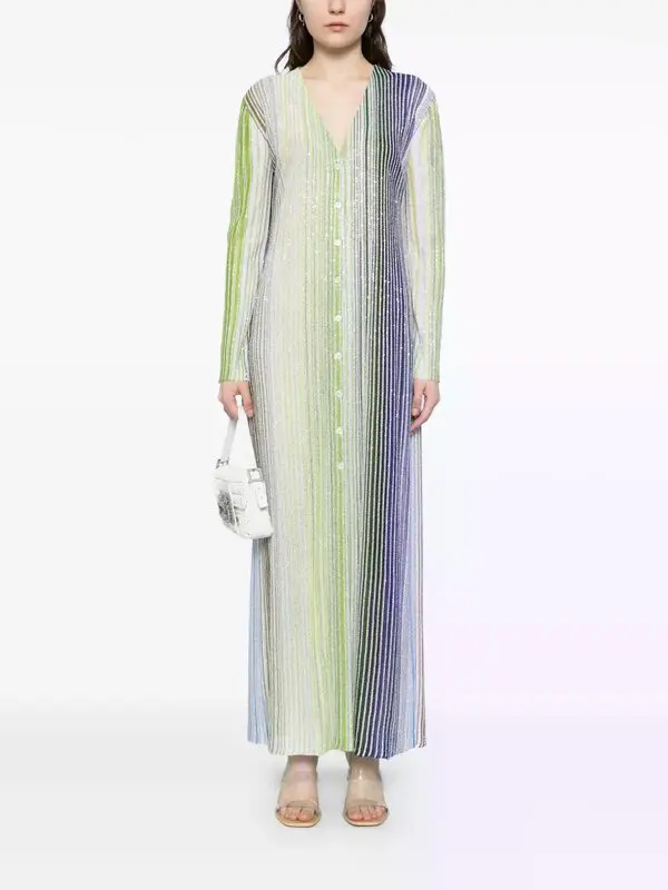 Missoni Long Cardigan Dress - Green