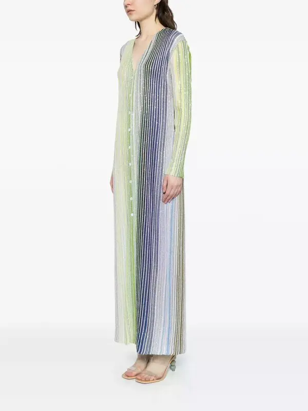 Missoni Long Cardigan Dress - Green