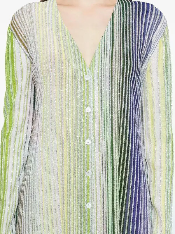 Missoni Long Cardigan Dress - Green