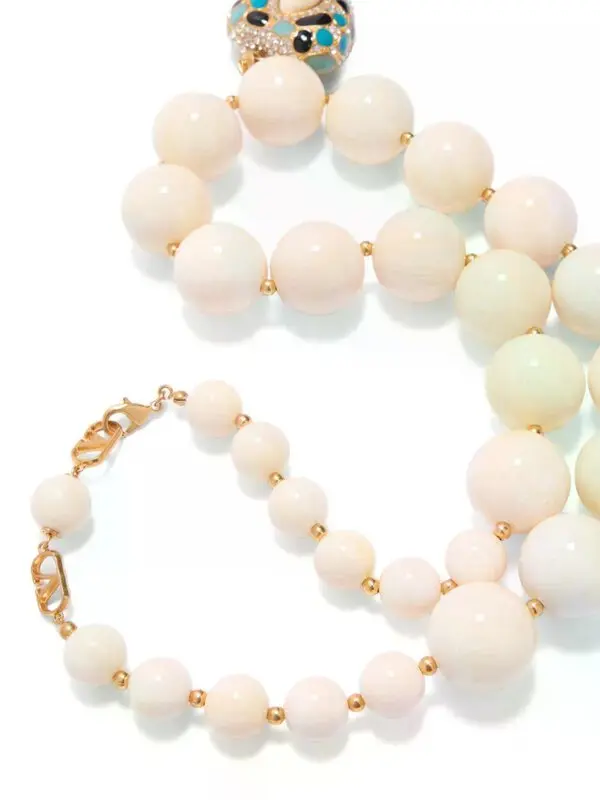 Valentino Garavani Coeur Royal Necklace - White