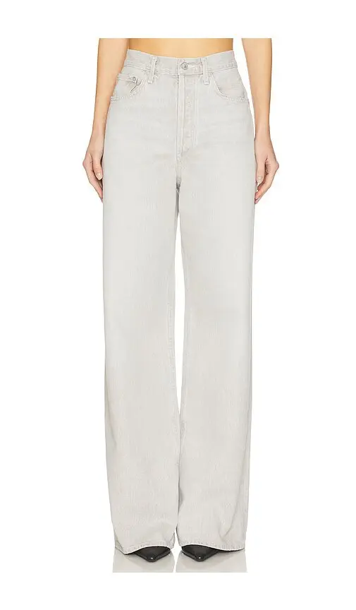 AGOLDE Dame High Rise Wide Leg Jeans