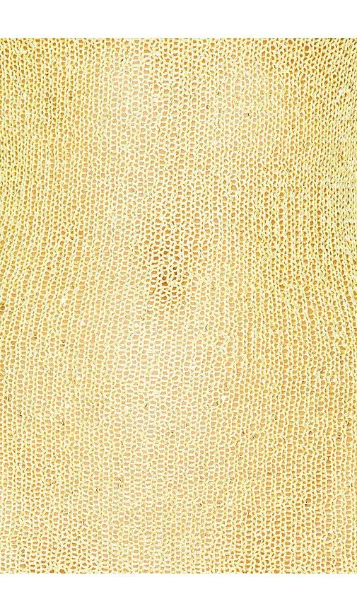 MORE TO COME Albella Mini Dress - Yellow