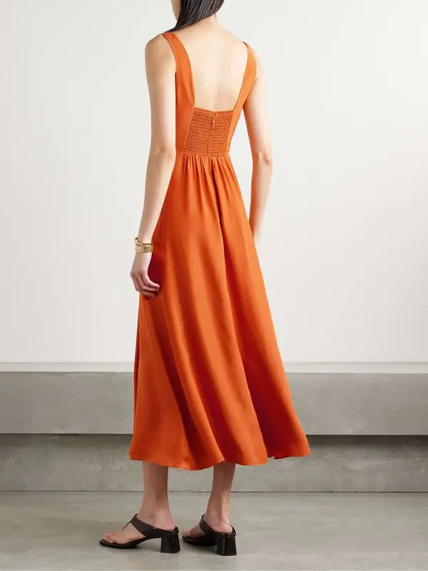 la ligne orange dress La Ligne