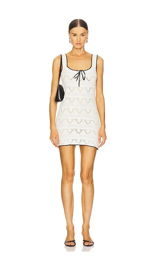 MORE TO COME Adalise Mini Dress - White