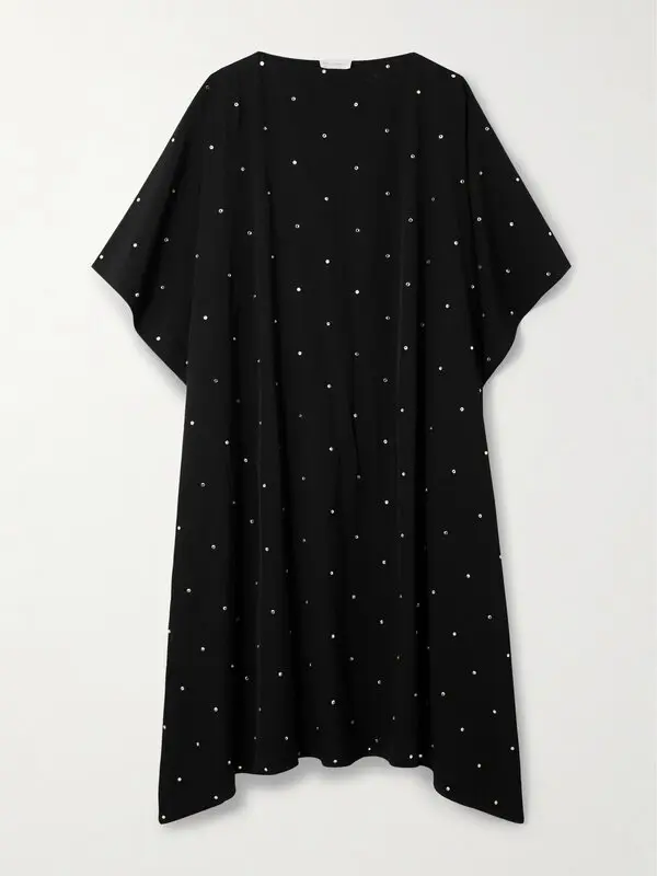 Stella McCartney Crystal-embellished Kaftan - Black