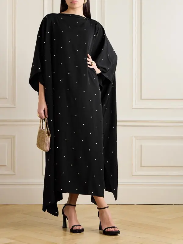 Stella McCartney Crystal-embellished Kaftan - Black