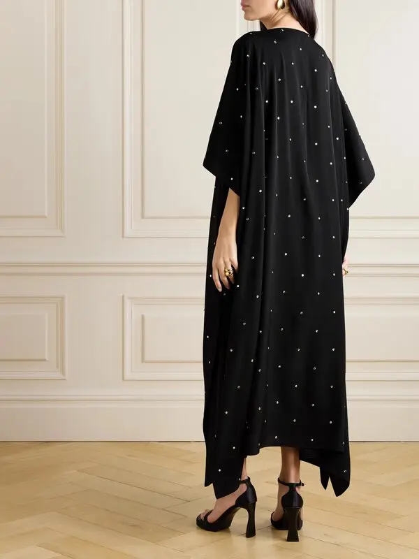 Stella McCartney Crystal-embellished Kaftan - Black