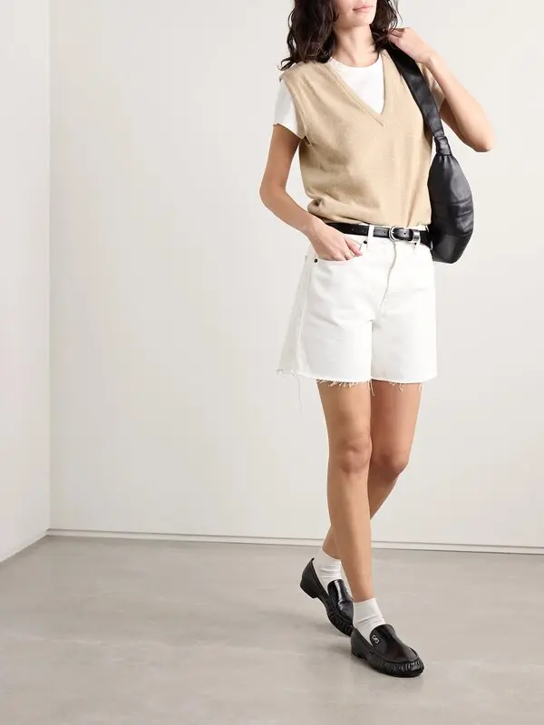 SLVRLAKE Sienna Denim Shorts - White