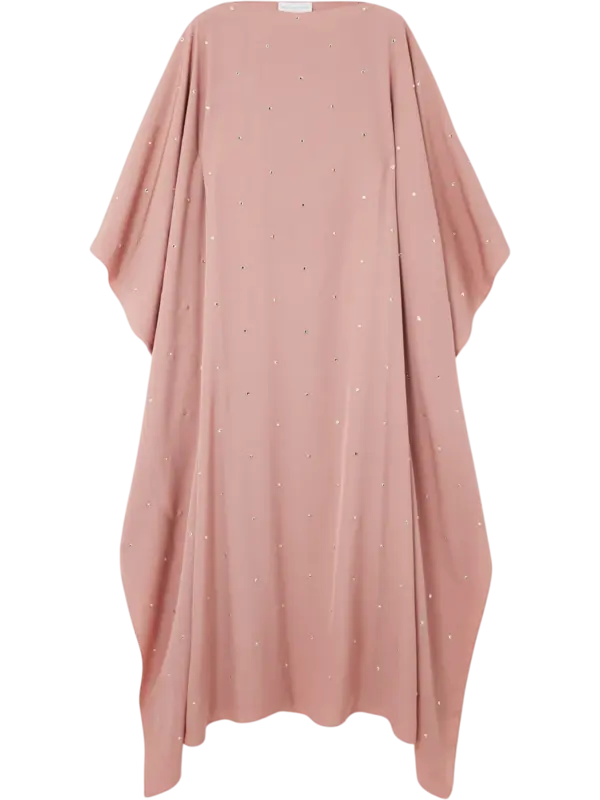 Stella McCartney - Stella McCartney Crystal-Embellished Crepe Kaftan