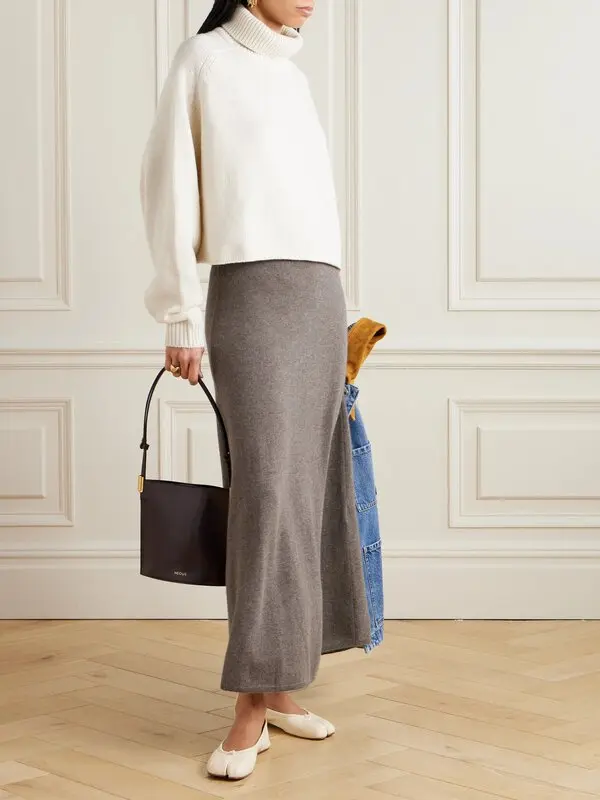 LISA YANG Dolly Cashmere Midi Skirt