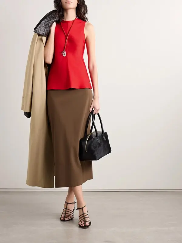 AMI Paris Crepe Tank