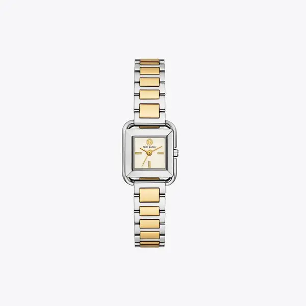 Tory Burch Small Kira Watch - Ivory/two-tone