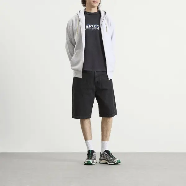 Champion Reverse Weave Fleece Zip Hoodie - Grey