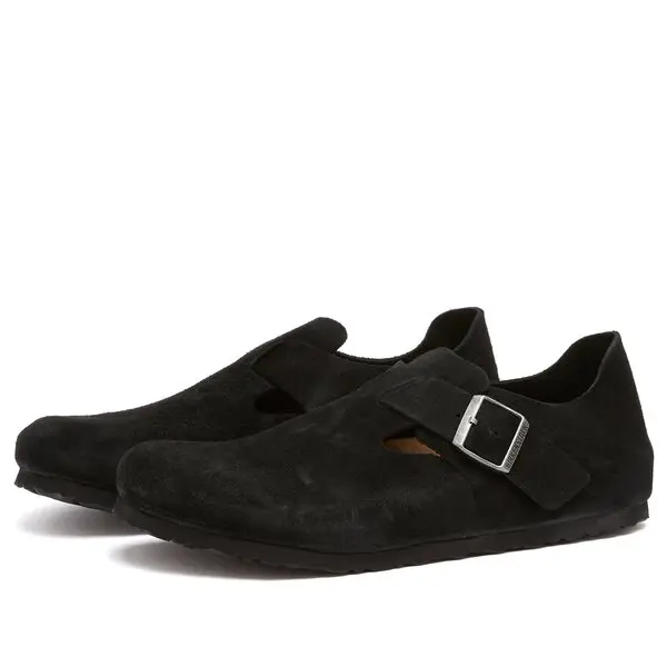 BIRKENSTOCK London Loafer - Black Suede