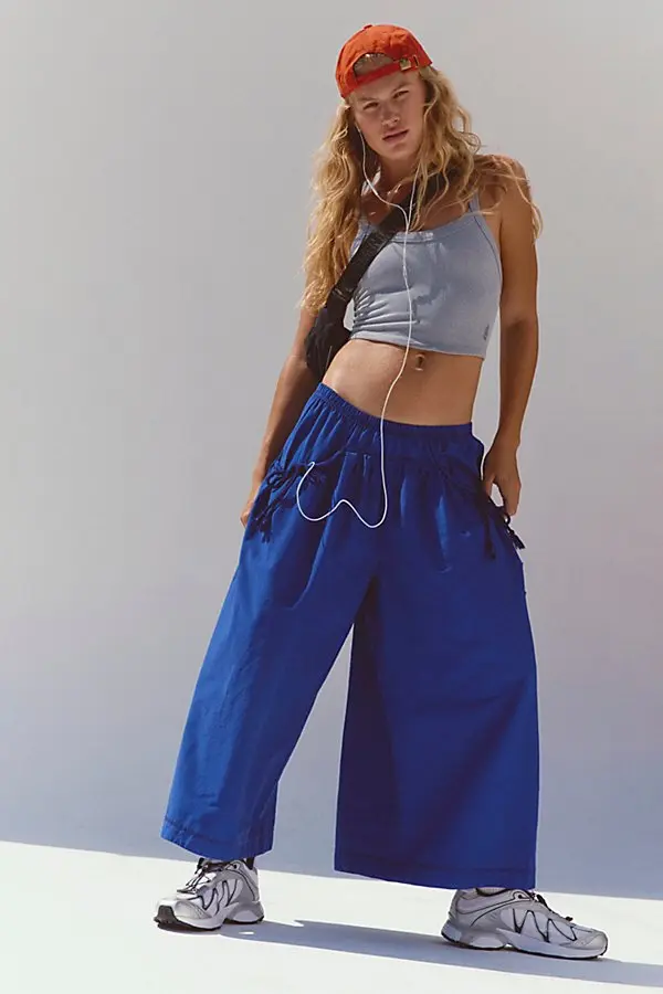 Free People Step Step Pants - Blue Flame