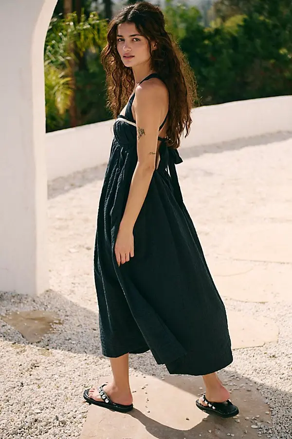 free people poppy midi dress Poppy Cotton Seersucker Midi Dress (Women)