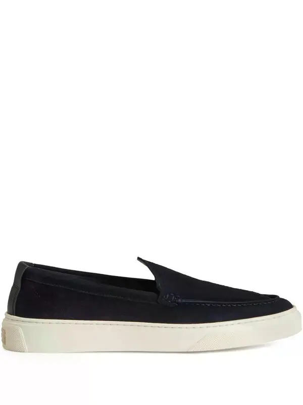 Woolrich Suede Slip-on Loafers - Blue