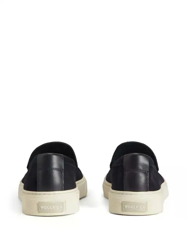 Woolrich Suede Slip-on Loafers - Blue