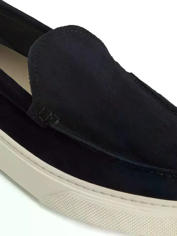 Woolrich Suede Slip-on Loafers - Blue