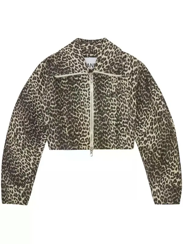 GANNI Leopard-print Jacket