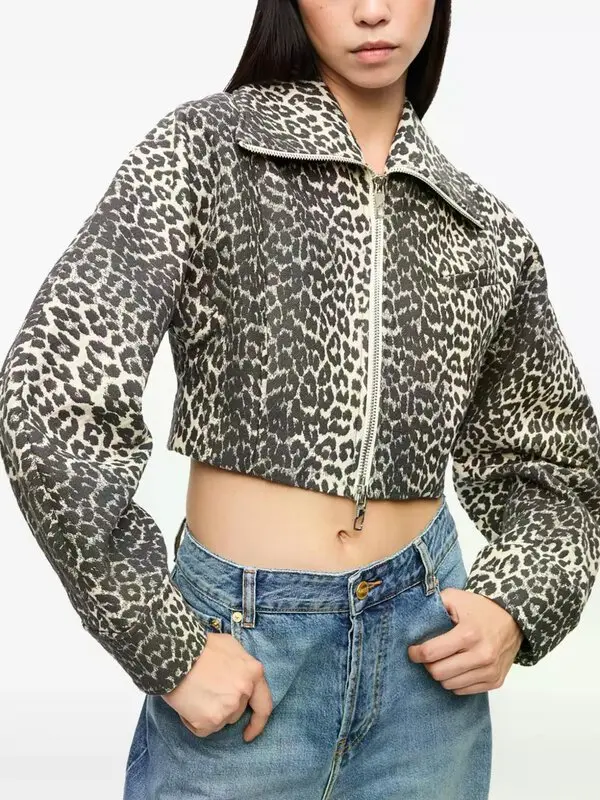 GANNI Leopard-print Jacket