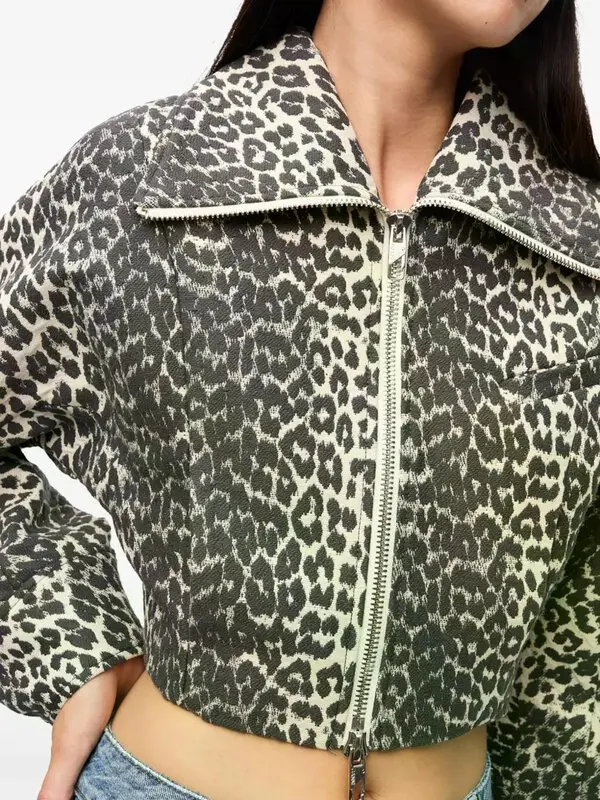 GANNI Leopard-print Jacket