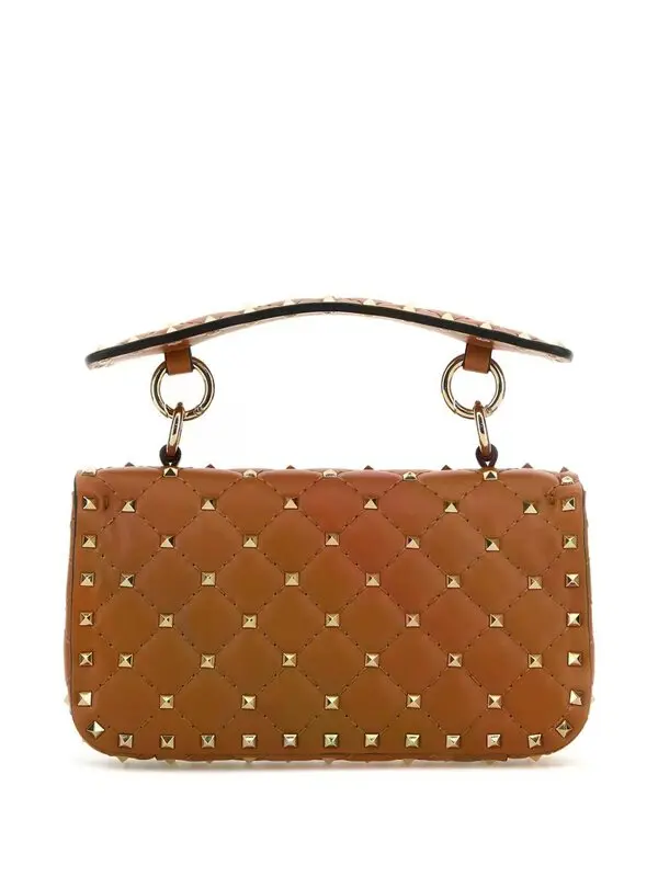 Valentino Garavani Rockstud Spike Tote - Brown