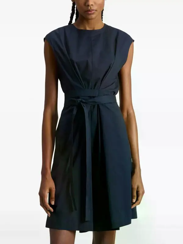 Woolrich Belted Mini Dress - Blue