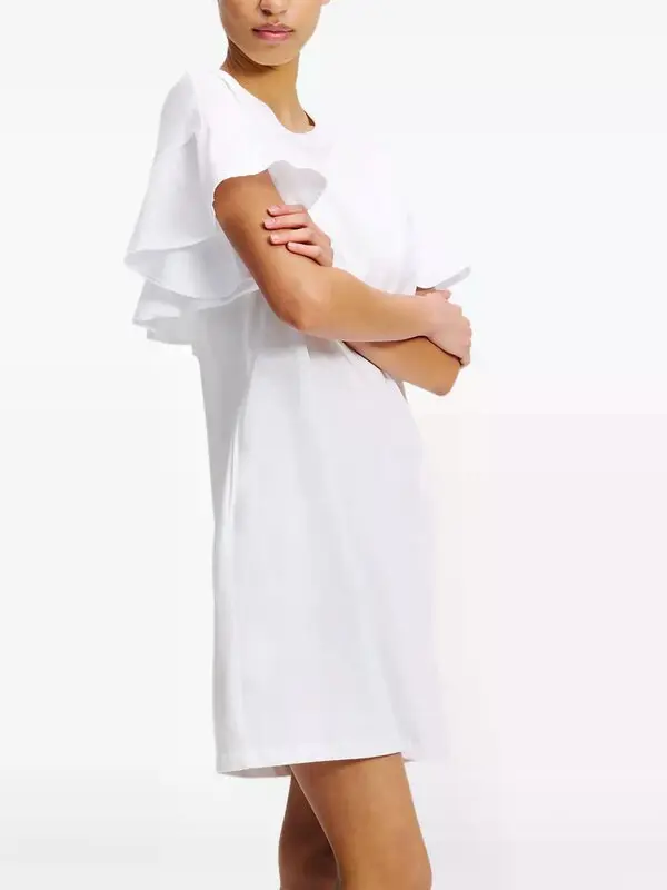 Karl Lagerfeld Ruffled-sleeved Dress