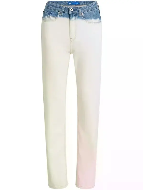 Karl Lagerfeld Bleached Jeans - White