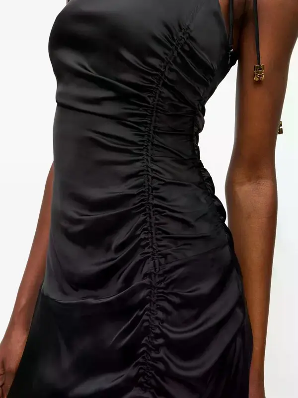GANNI Draped Dress - Black