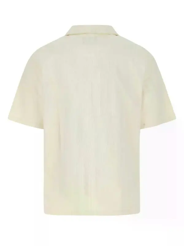 Howlin' Short-sleeve Corduroy Cotton Shirt - Neutrals