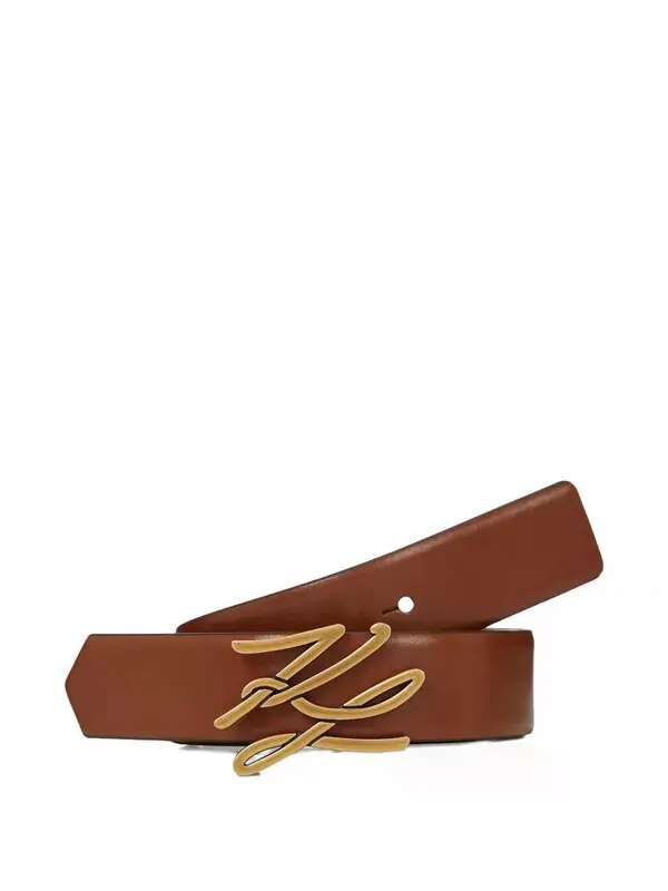 Karl Lagerfeld K/autograph Reversible Belt - Brown