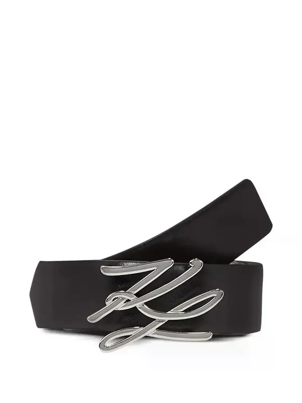 Karl Lagerfeld K/autograph Reversible Belt - Black