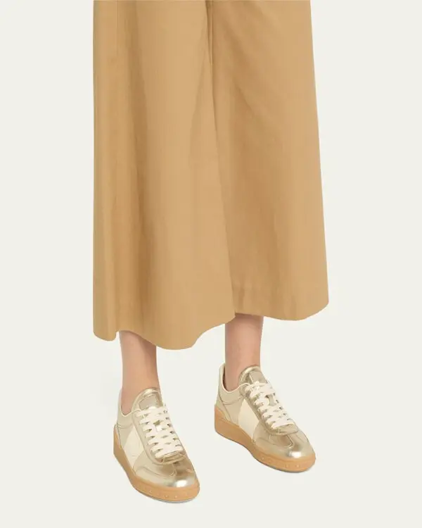 Valentino Garavani Upvillage Metallic Low-top Sneakers