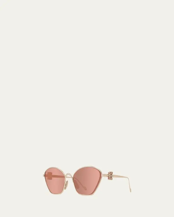 Loewe Anagram Lw40115u Cat Eye Sunglasses - Pink