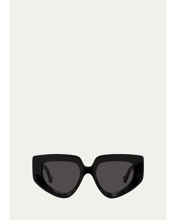 Loewe Anagram Lw40154u Sunglasses - Black