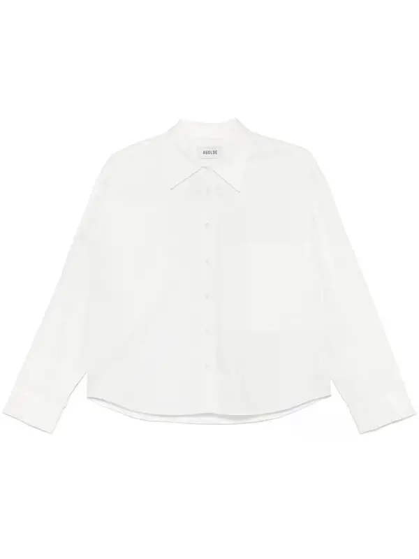 AGOLDE Naya Cropped Shirt