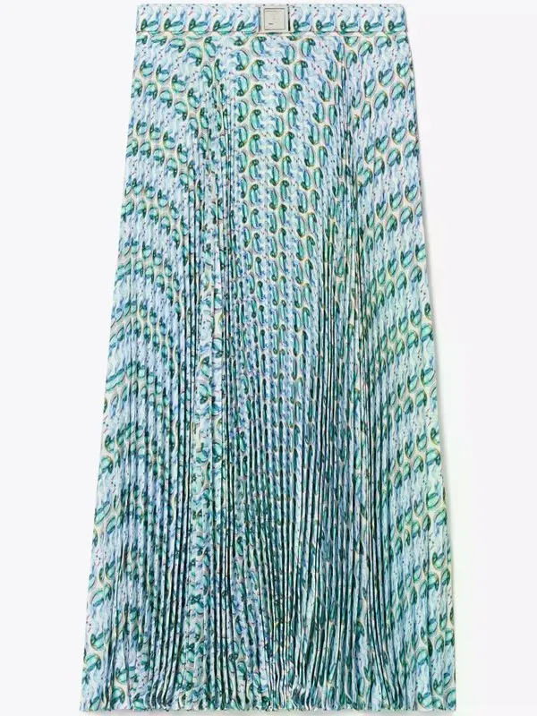 Tory Burch Abstract-pattern Print Midi Skirt
