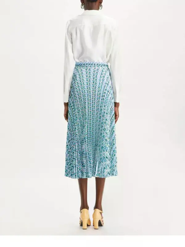 Tory Burch Abstract-pattern Print Midi Skirt